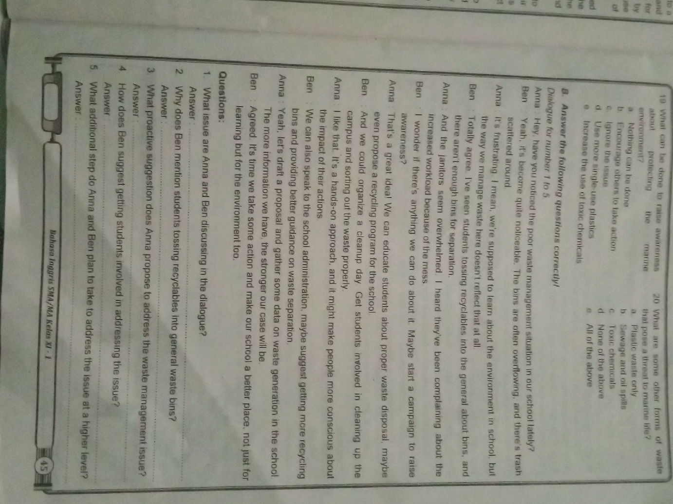 Dialogue: Anna: Hey, have you noticed the | StudyX