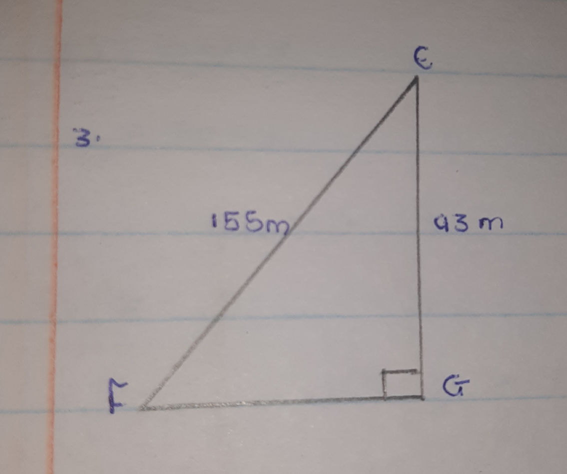 The image shows a right-angled triangle $ | StudyX