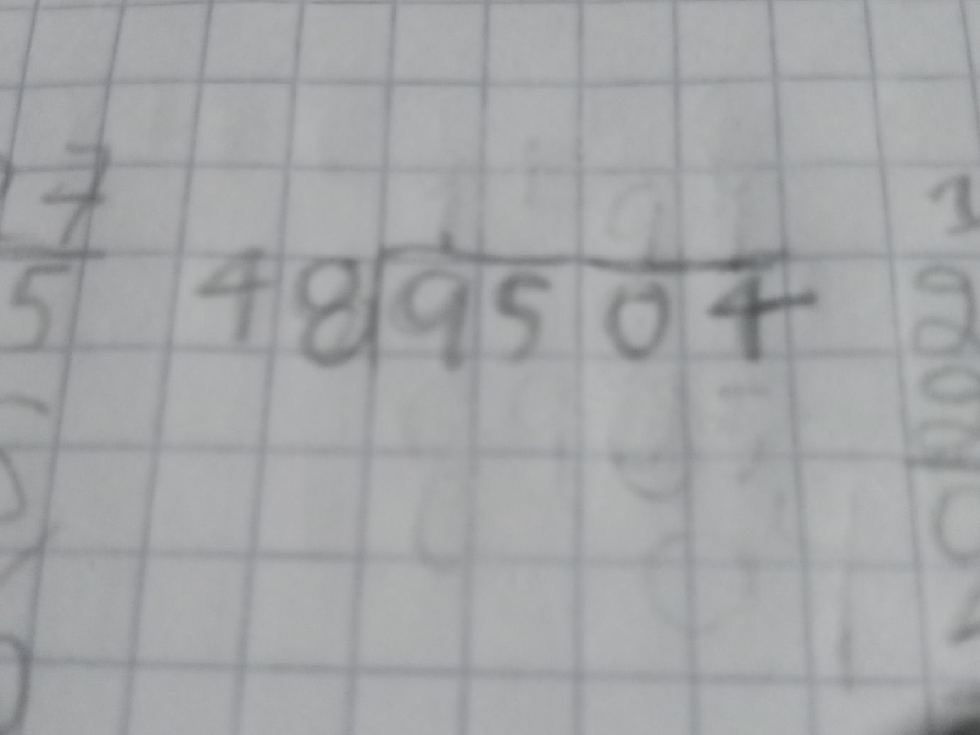 The image shows a long division setup. It | StudyX