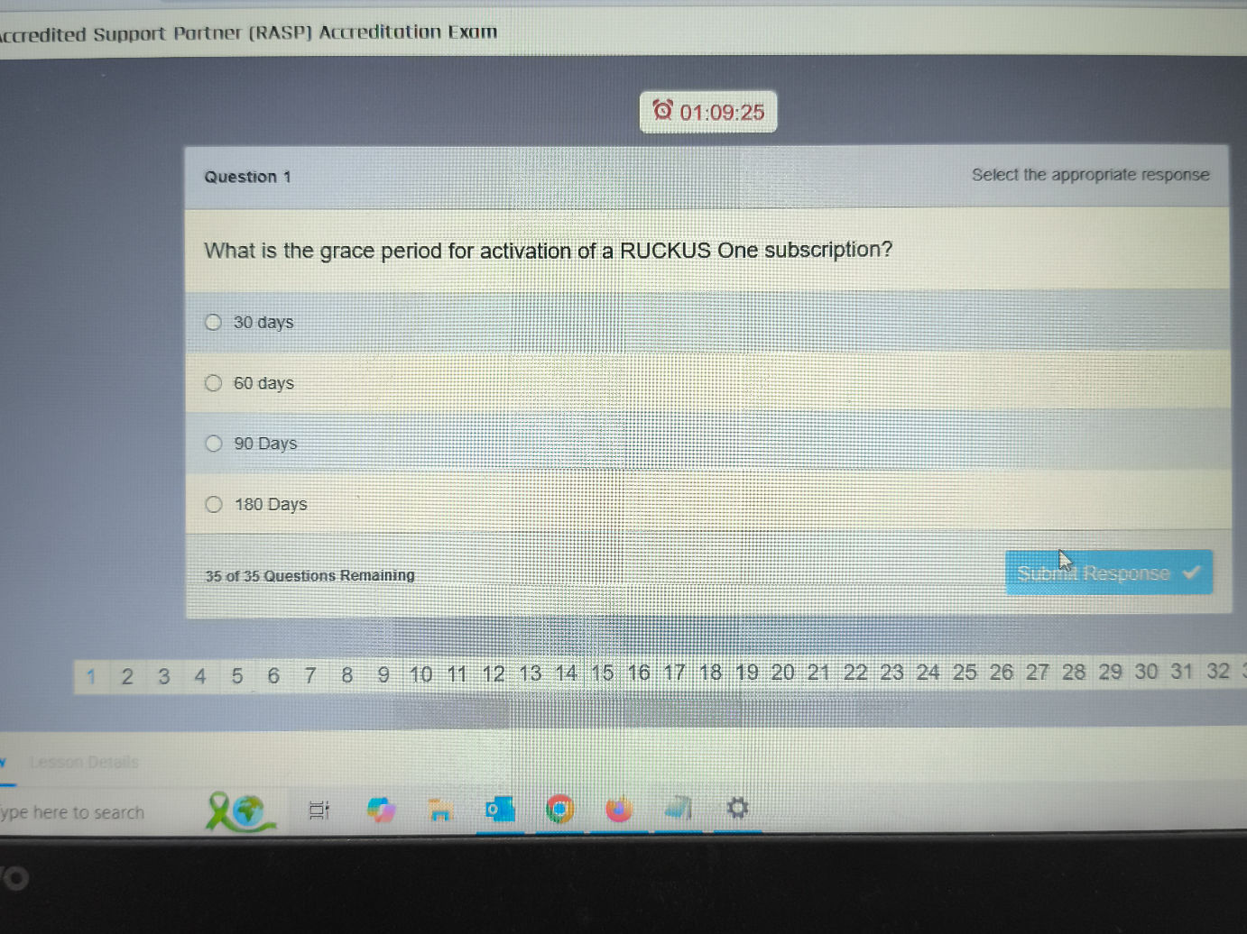 Question 1 What is the grace period for | StudyX