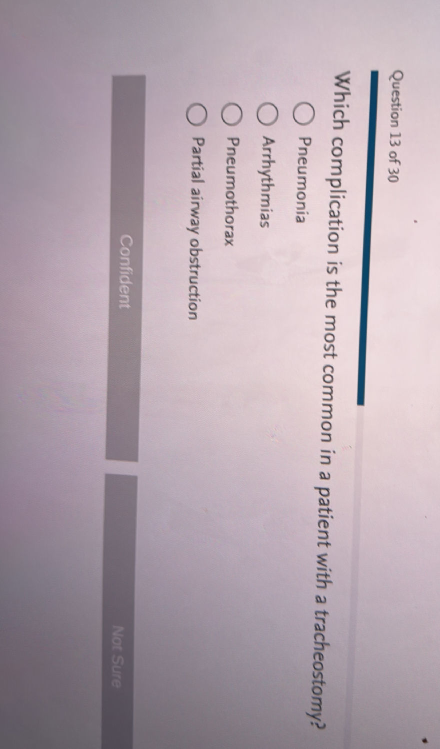 Which complication is the most common in a | StudyX