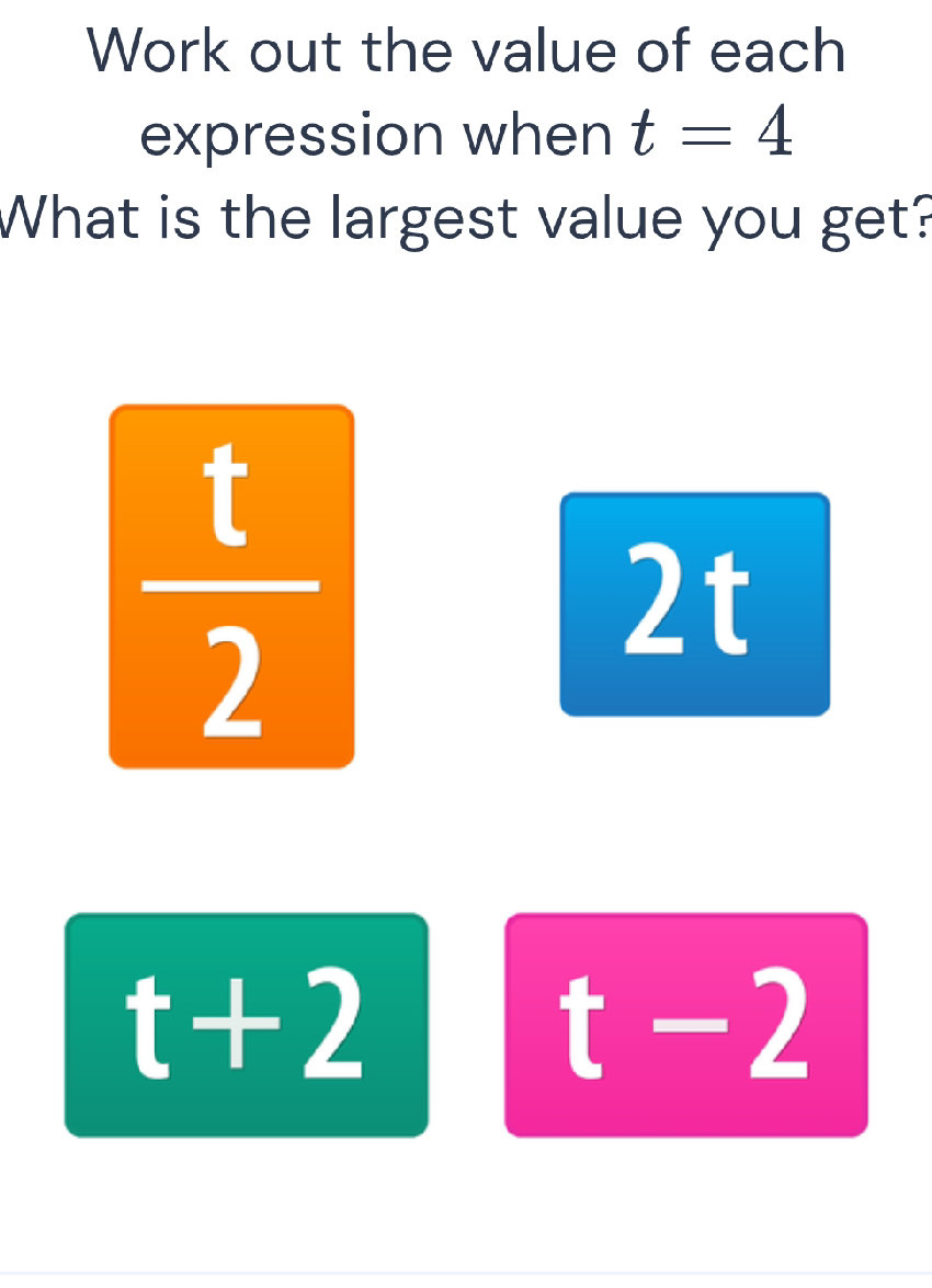 Work out the value of each expression when | StudyX