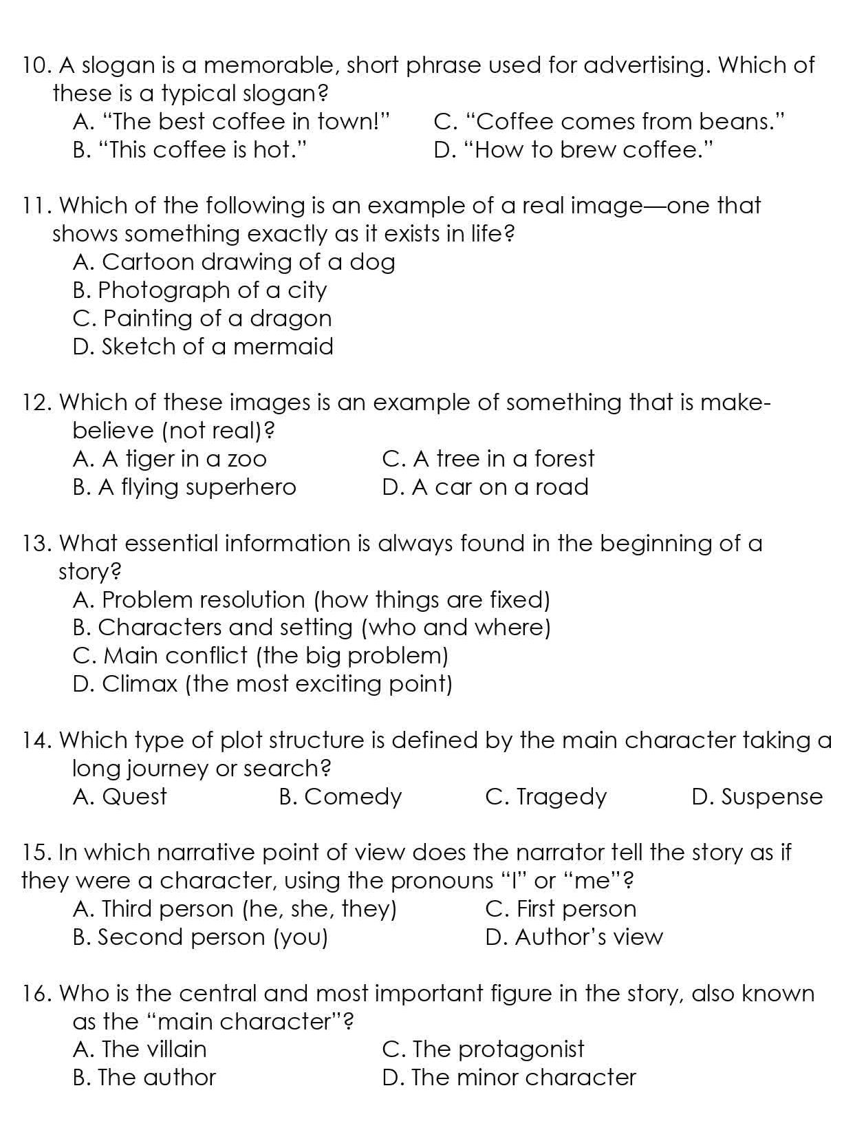 10. A slogan is a memorable, short phrase | StudyX