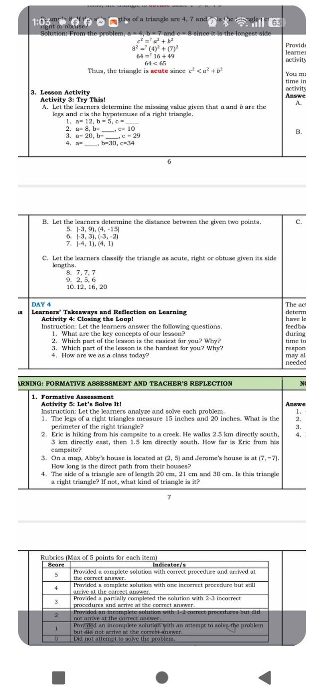 Activity 3: Try This! A. Let the learners | StudyX