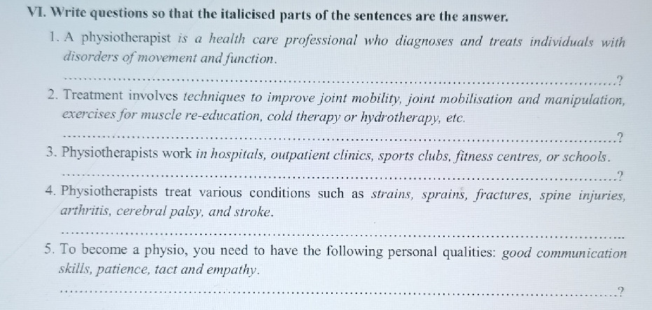 Treatment involves *techniques to improve | StudyX