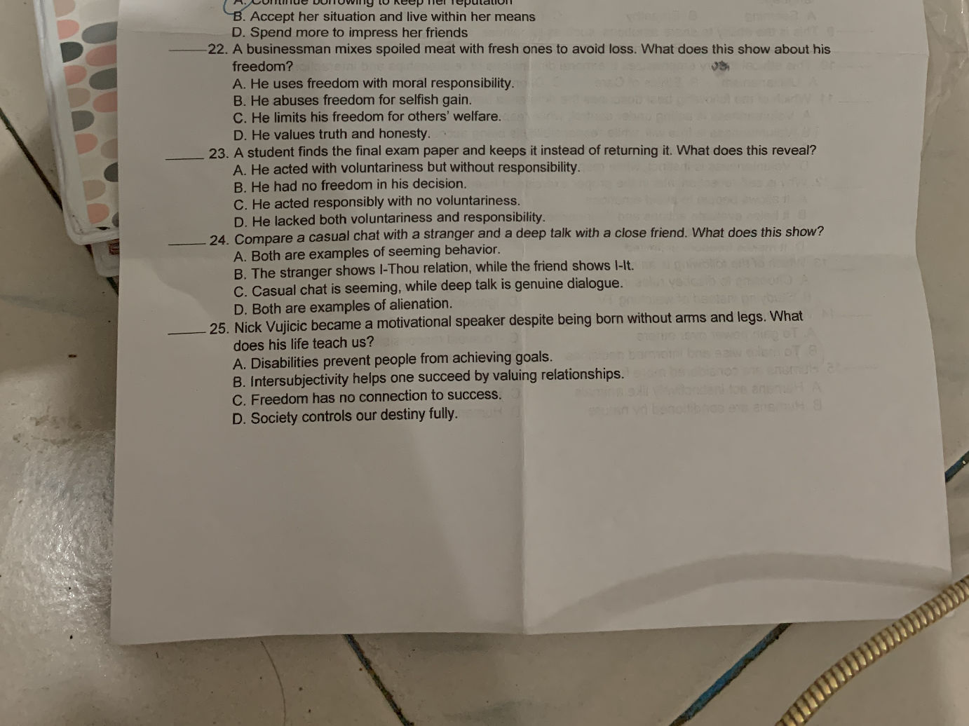 Nick Vujicic became a motivational speaker | StudyX