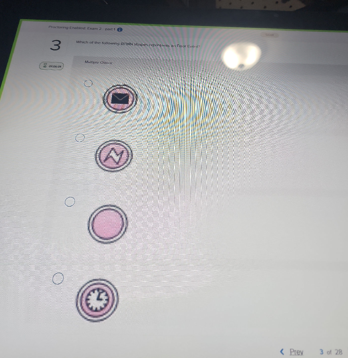 Which of the following BPMN shapes | StudyX