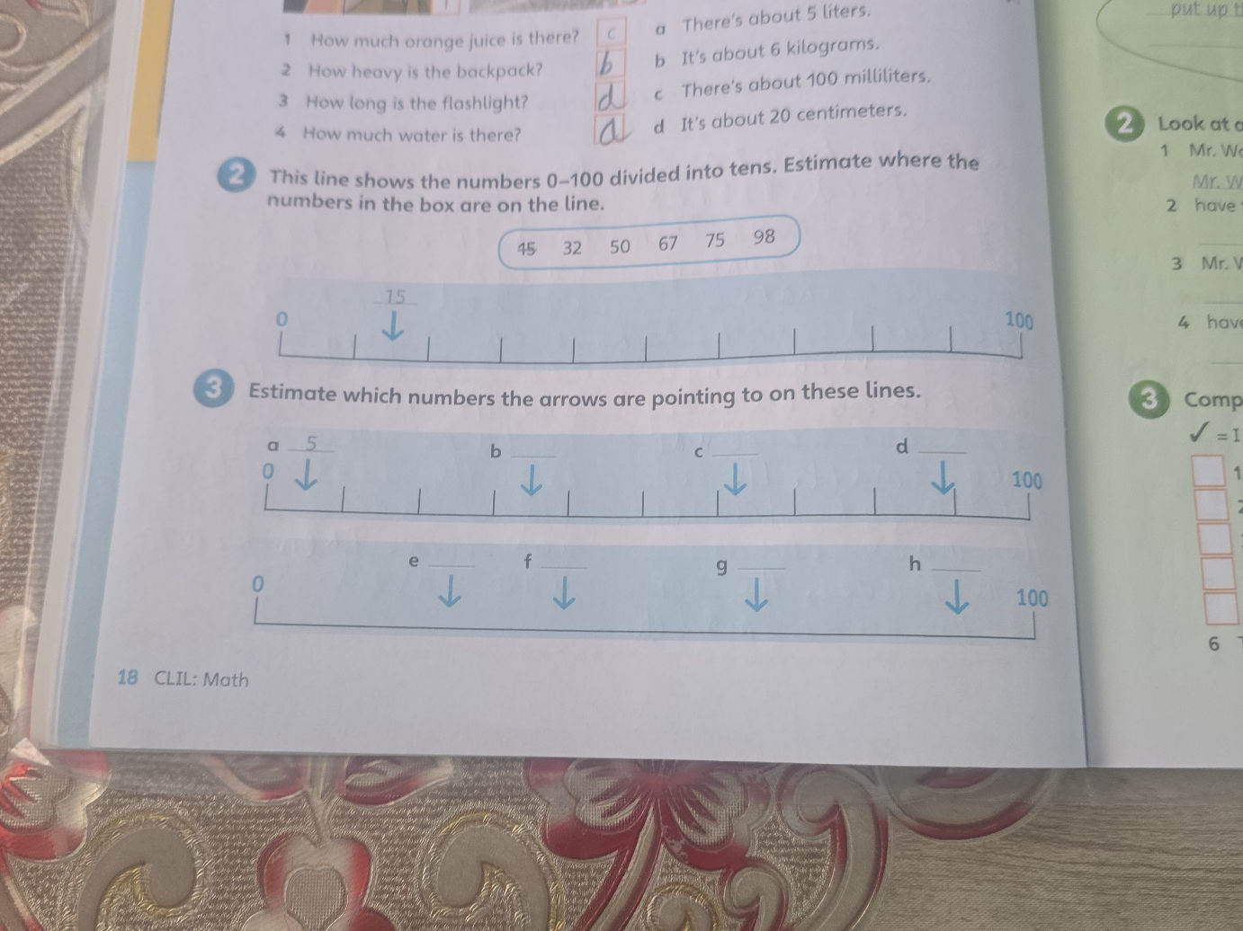 3 Estimate which numbers the arrows are | StudyX