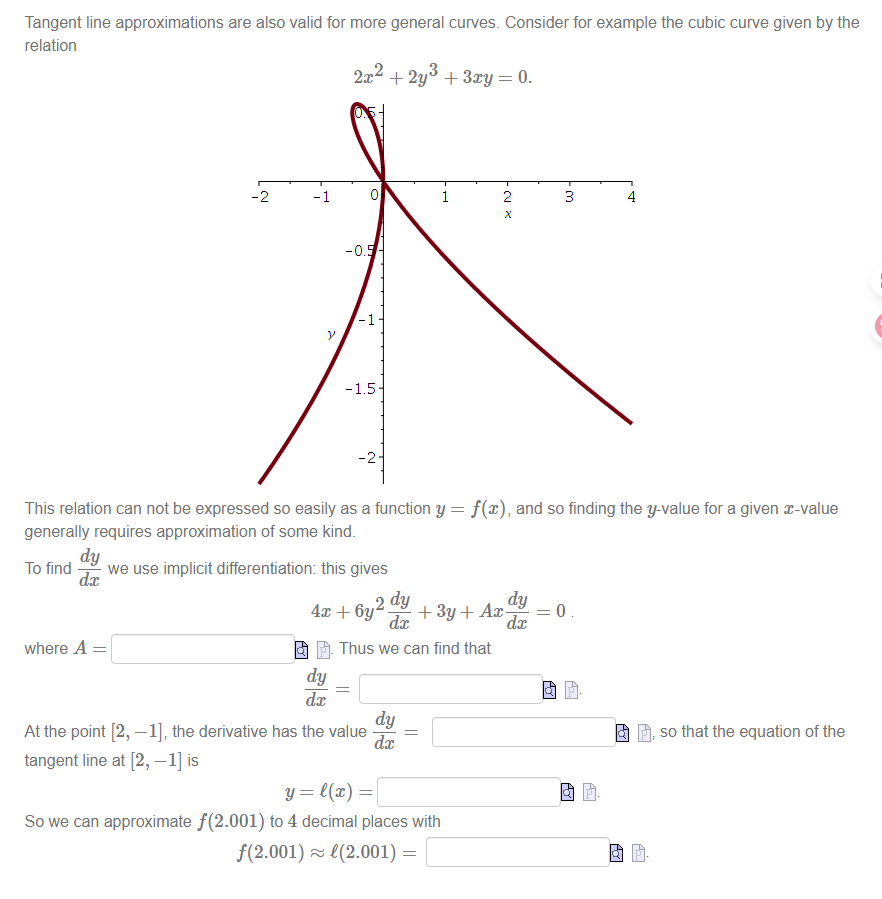 Tangent line approximations are also valid | StudyX