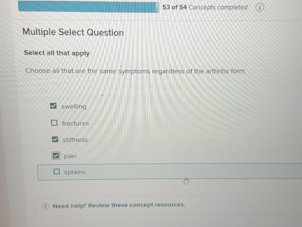 Multiple Select Question Select all that | StudyX