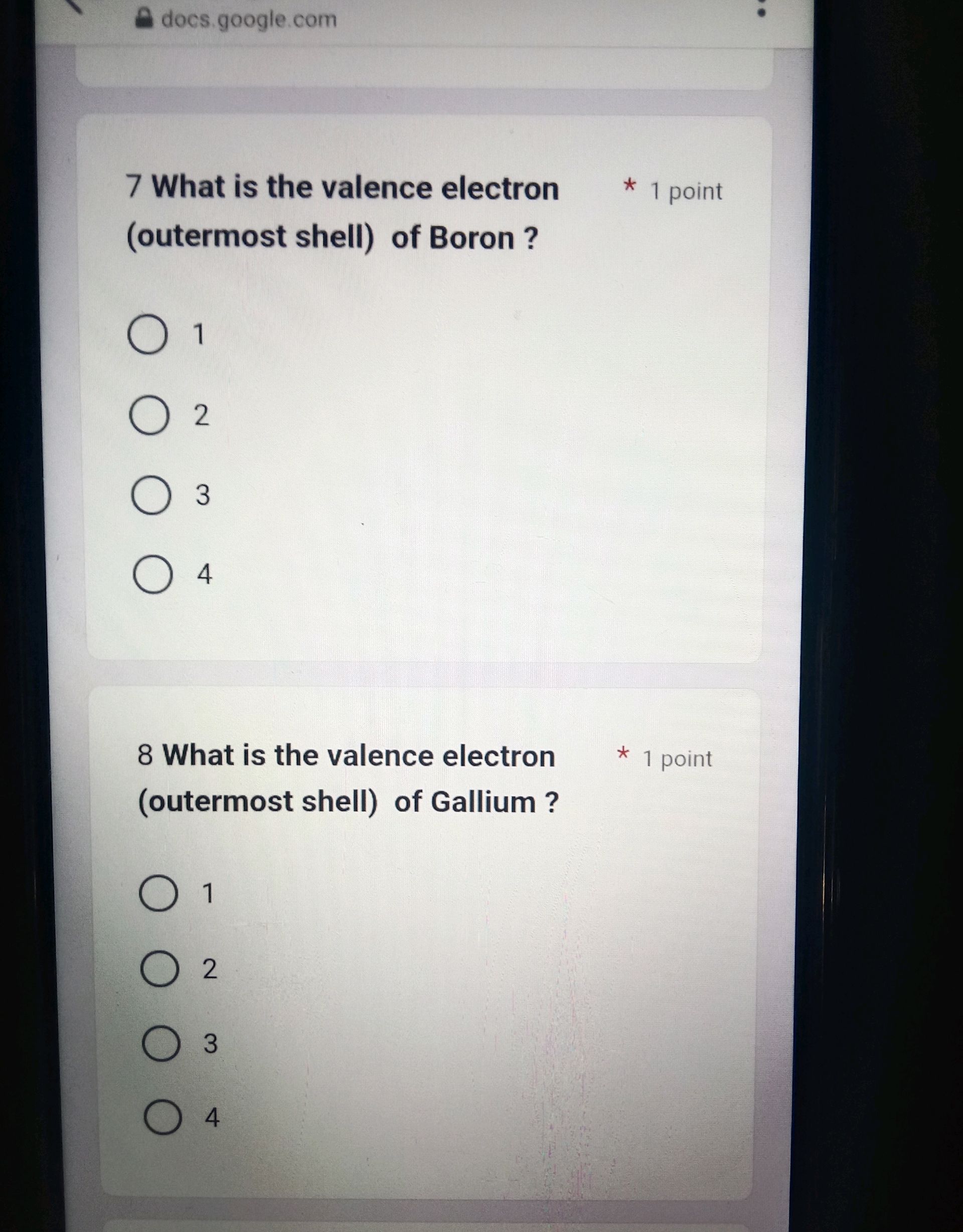 7 What is the valence electron (outermost | StudyX