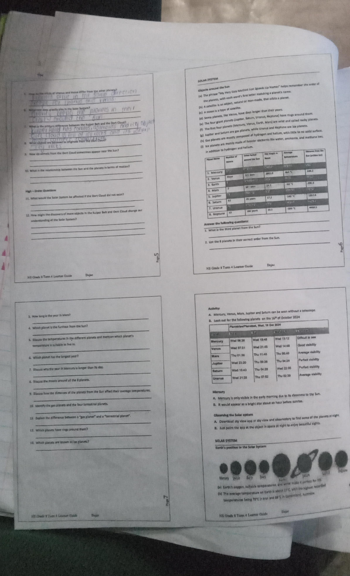 How do the orbits of Venus and Venus differ | StudyX