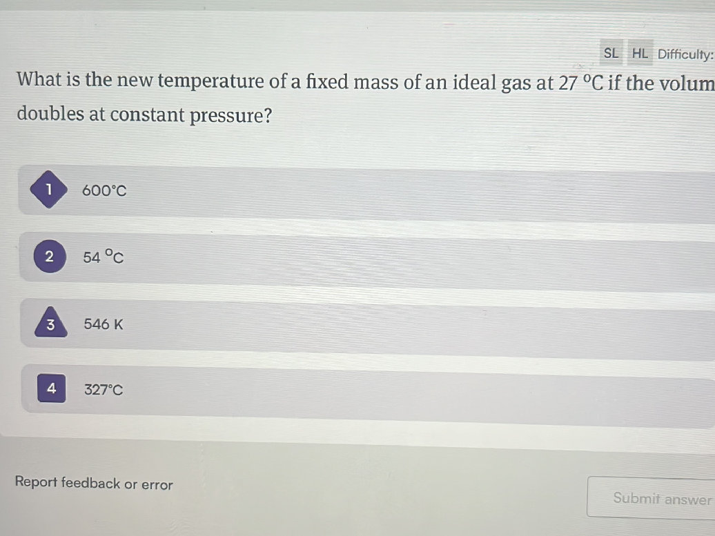 What is the new temperature of a fixed mass | StudyX