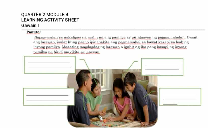 QUARTER 2 MODULE 4 LEARNING ACTIVITY SHEET | StudyX