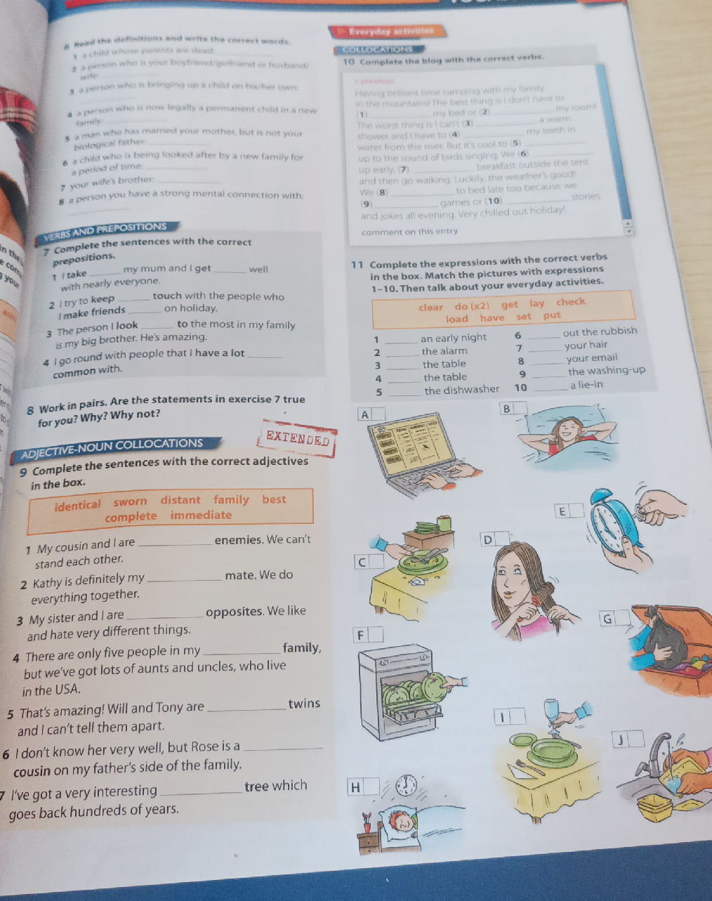 8 Read the definitions and write the correct | StudyX