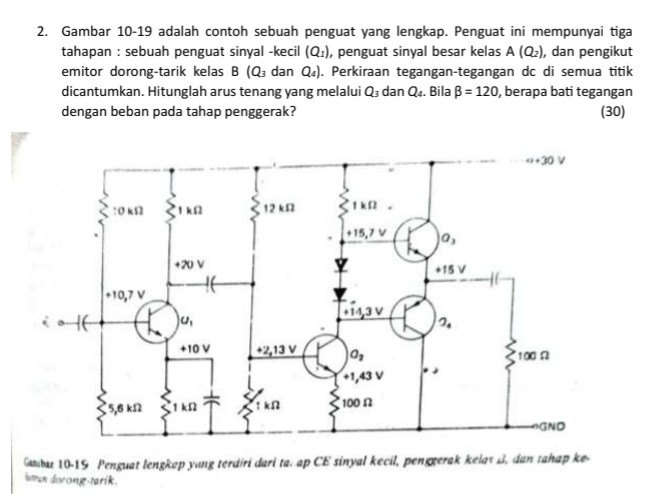 2. Gambar 10-19 adalah contoh sebuah penguat | StudyX