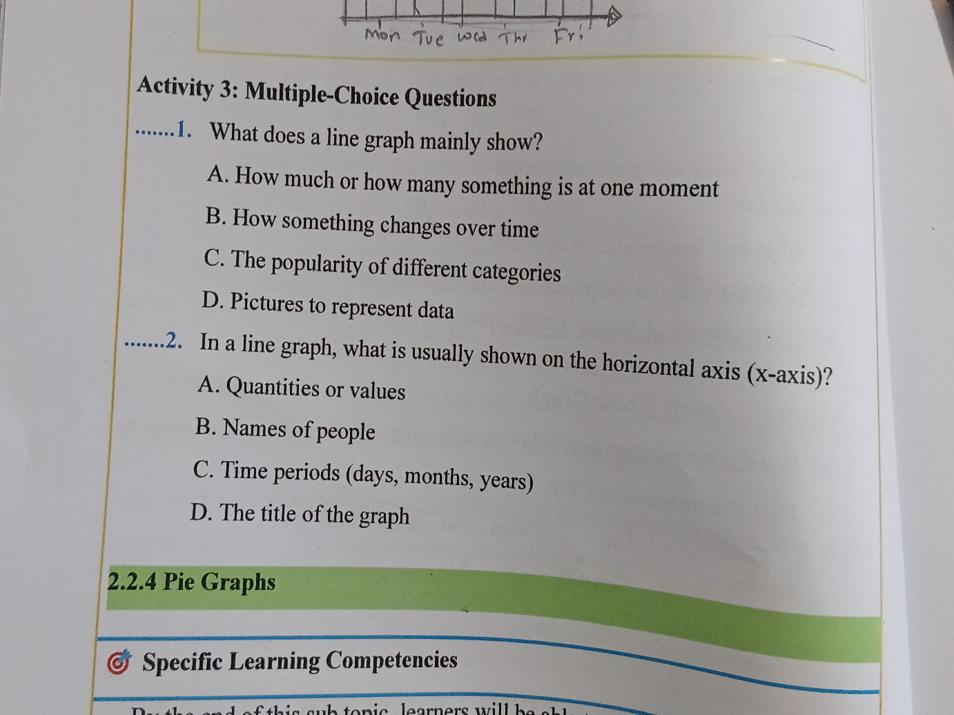 Activity 3: Multiple-Choice Questions 1. | StudyX