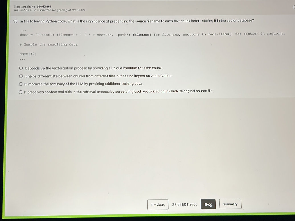 35. In the following Python code, what is | StudyX