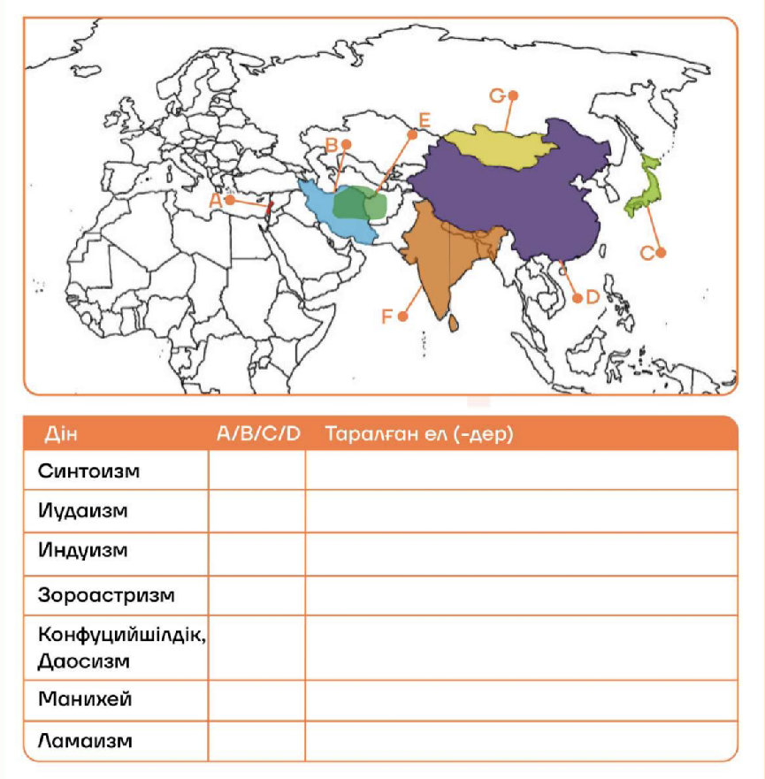 Based on the map and the table below, match | StudyX