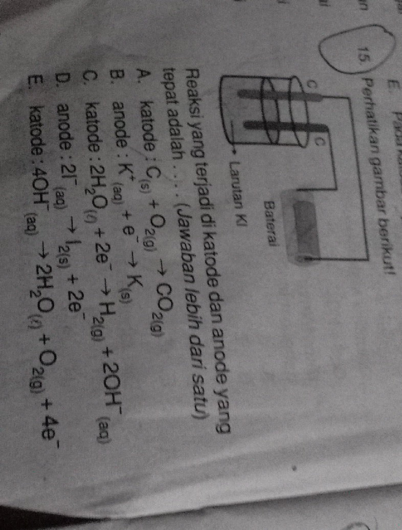 Perhatikan gambar berikut! [Diagram sel | StudyX