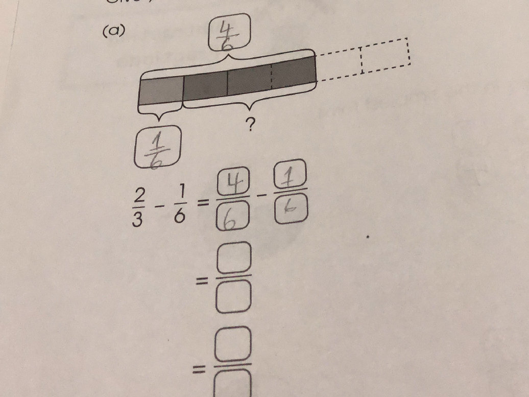 (a) [Diagram showing a bar model where a | StudyX