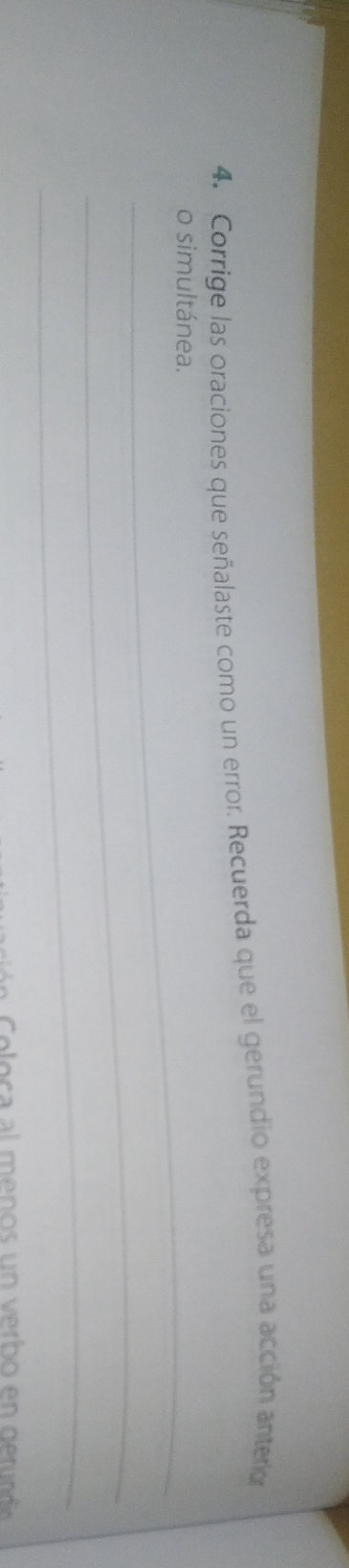 Corrige las oraciones que señalaste como un | StudyX