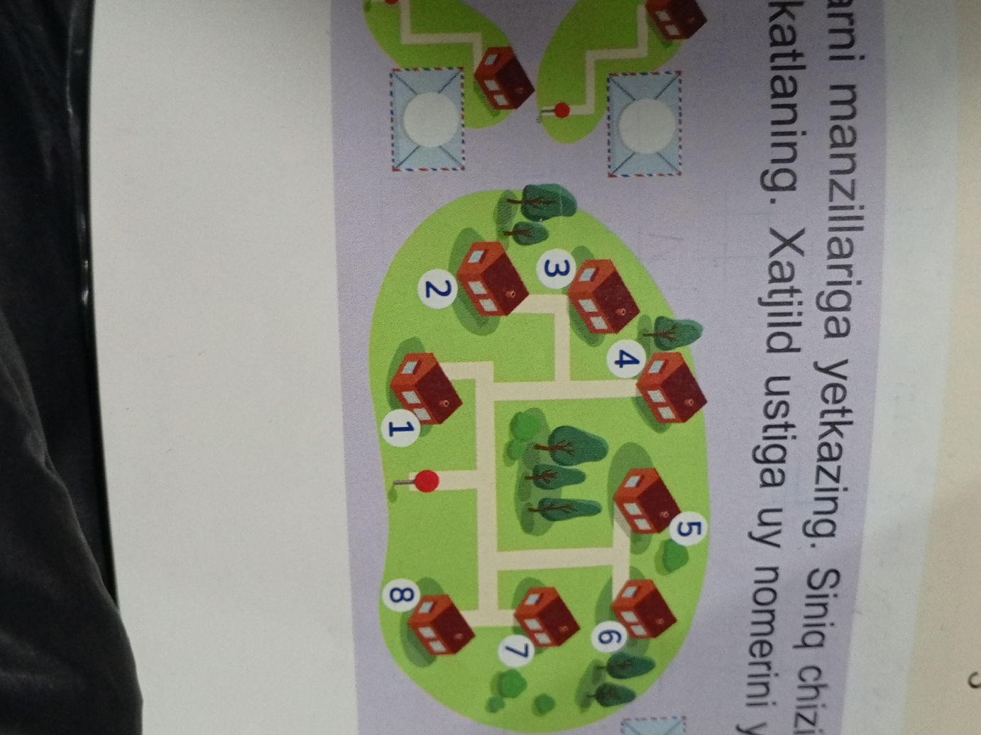 The image displays a map with a starting | StudyX