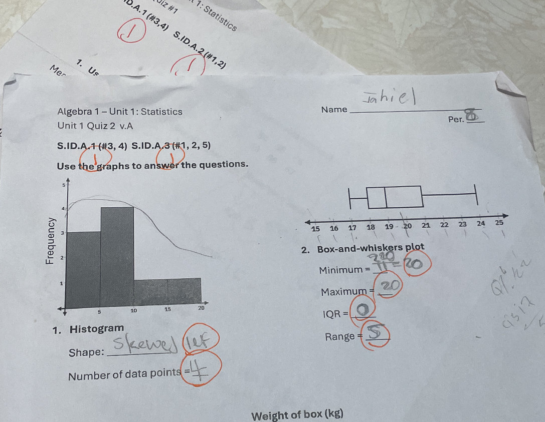 Use the graphs to answer the questions. | StudyX