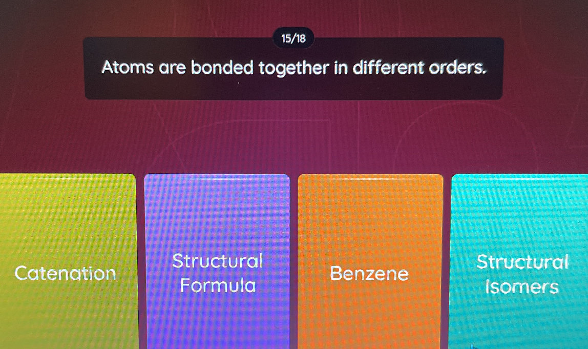 Atoms are bonded together in different | StudyX
