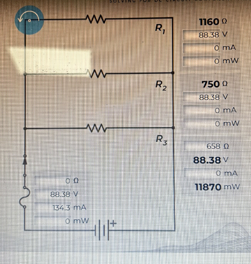 Analyze the provided DC parallel circuit | StudyX