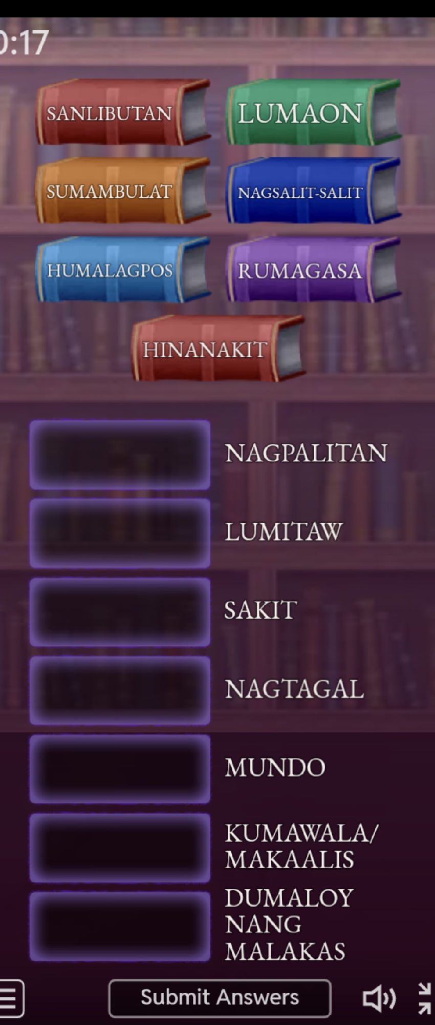This appears to be a vocabulary matching | StudyX