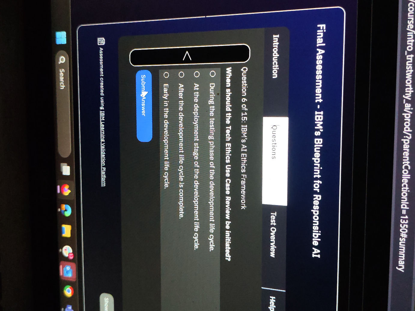 Final Assessment - IBM's Blueprint for | StudyX