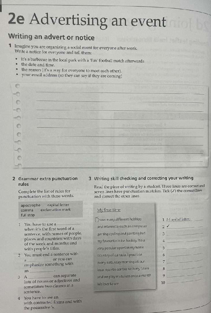 Grammar extra punctuation rules Complete | StudyX