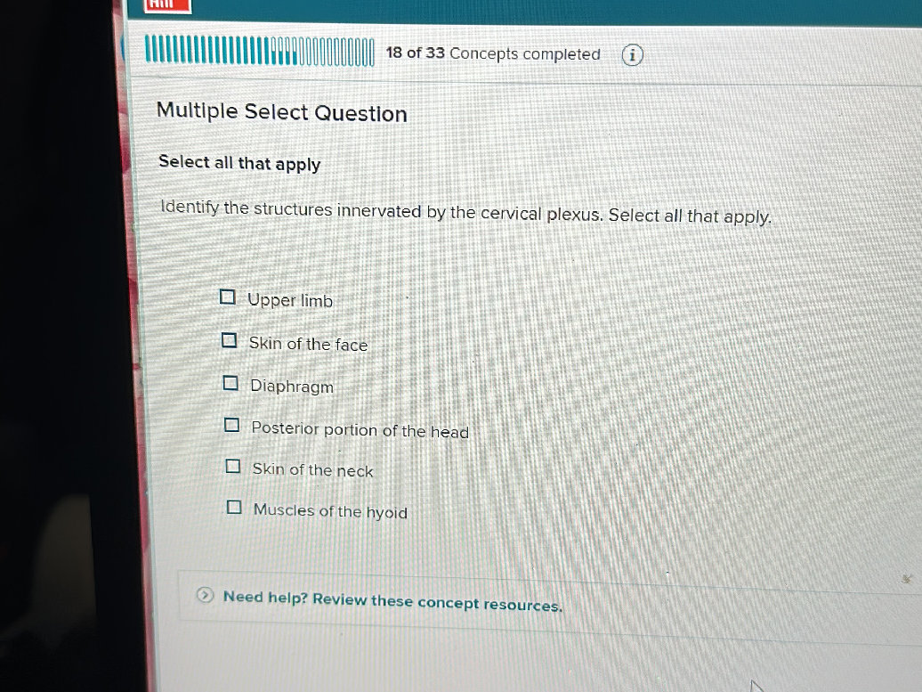 Multiple Select Question Select all that | StudyX