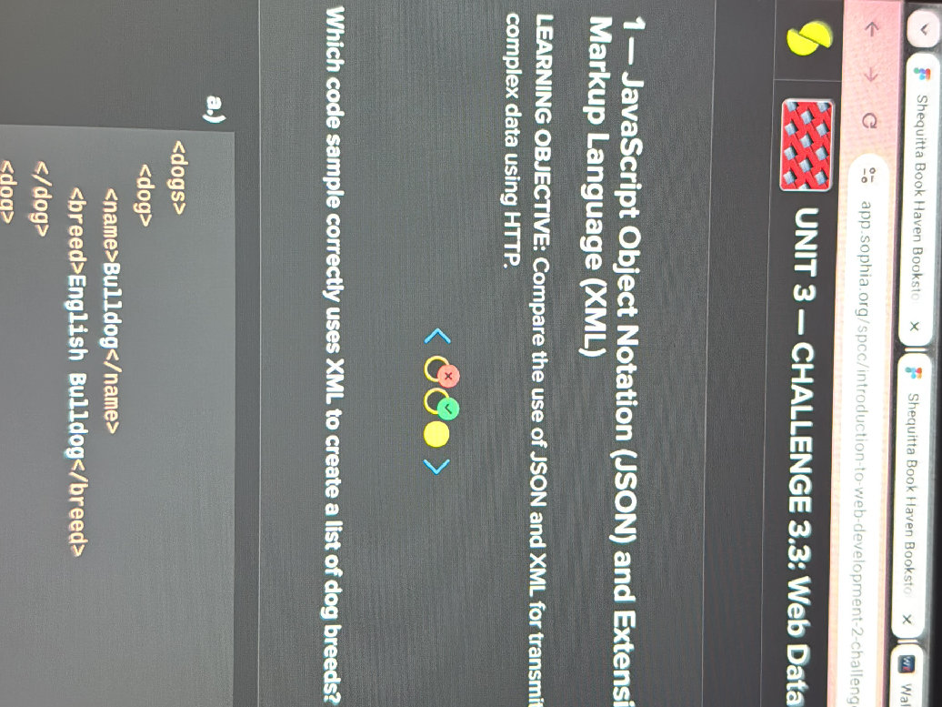 UNIT 3 — CHALLENGE 3.3: Web Data | StudyX