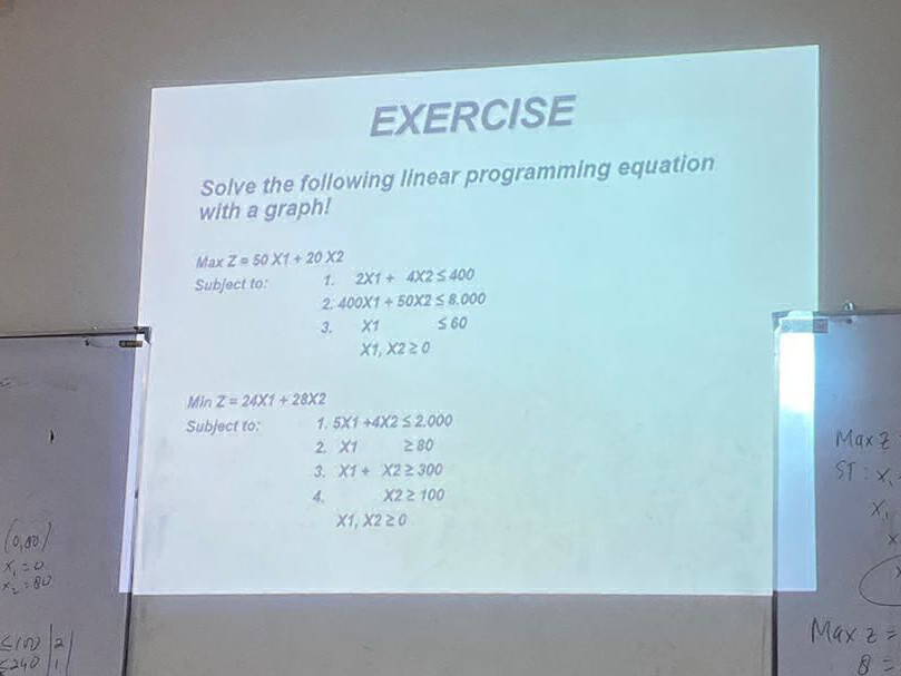 EXERCISE Solve the following linear | StudyX