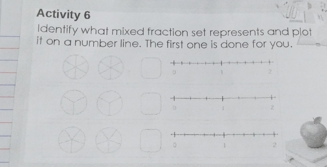 Activity 6 Identify what mixed fraction set | StudyX