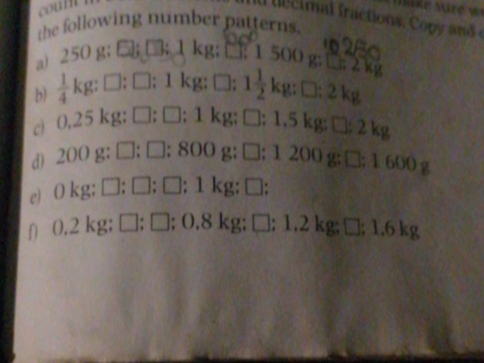 Fill in the following number patterns. a) | StudyX