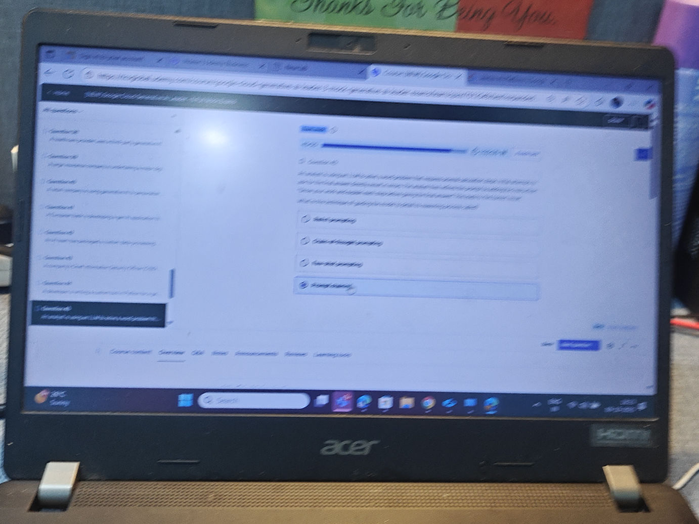 Question 10 A prompt is designed to solve a | StudyX