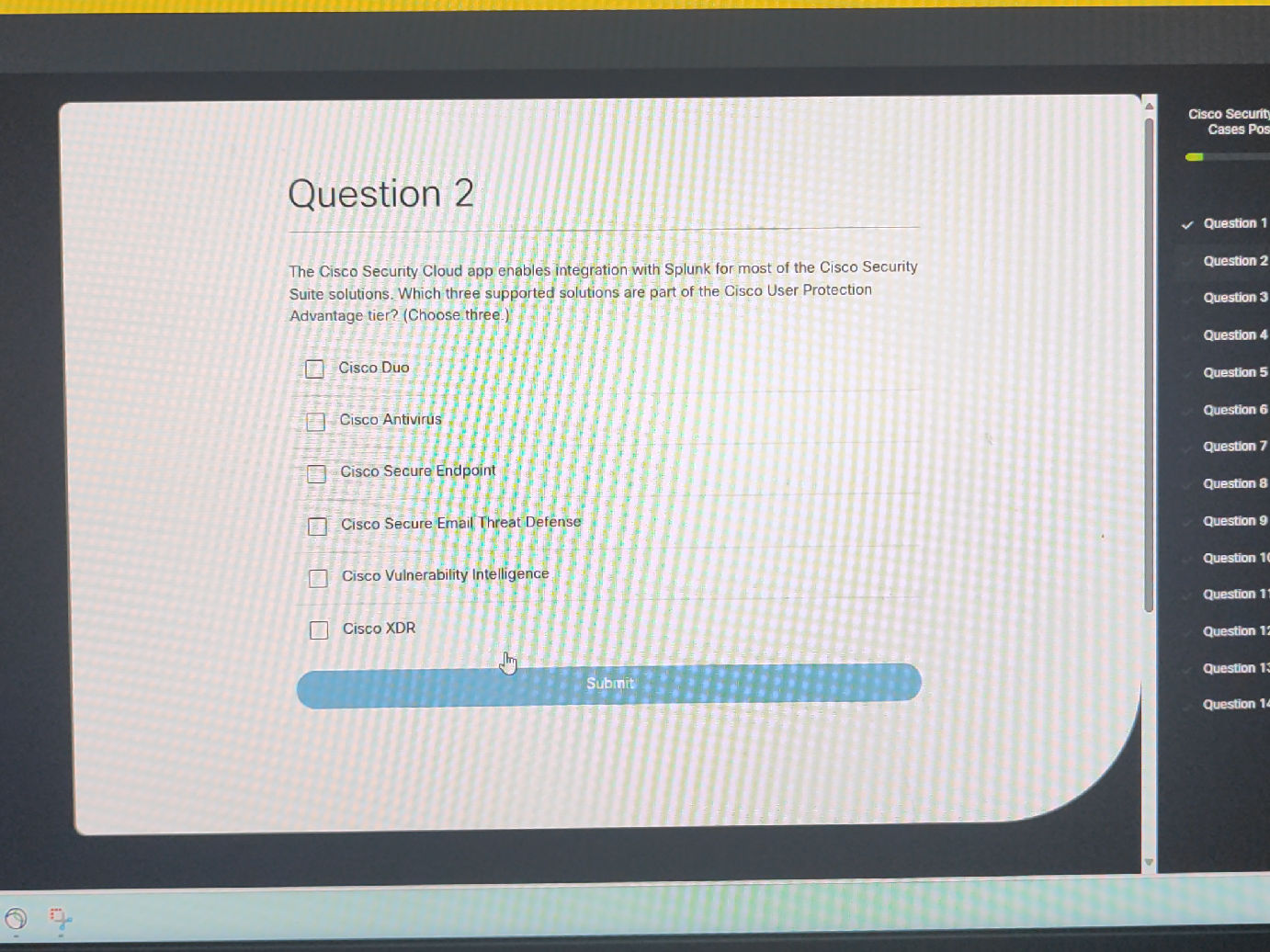 The Cisco Security Cloud app enables | StudyX