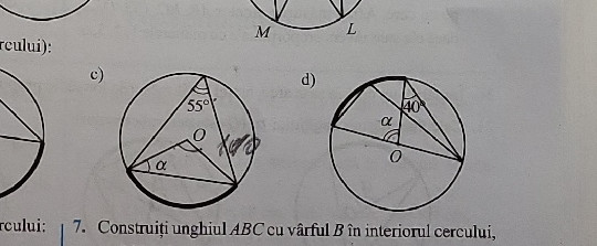 c) [Diagram showing a circle with center O. | StudyX