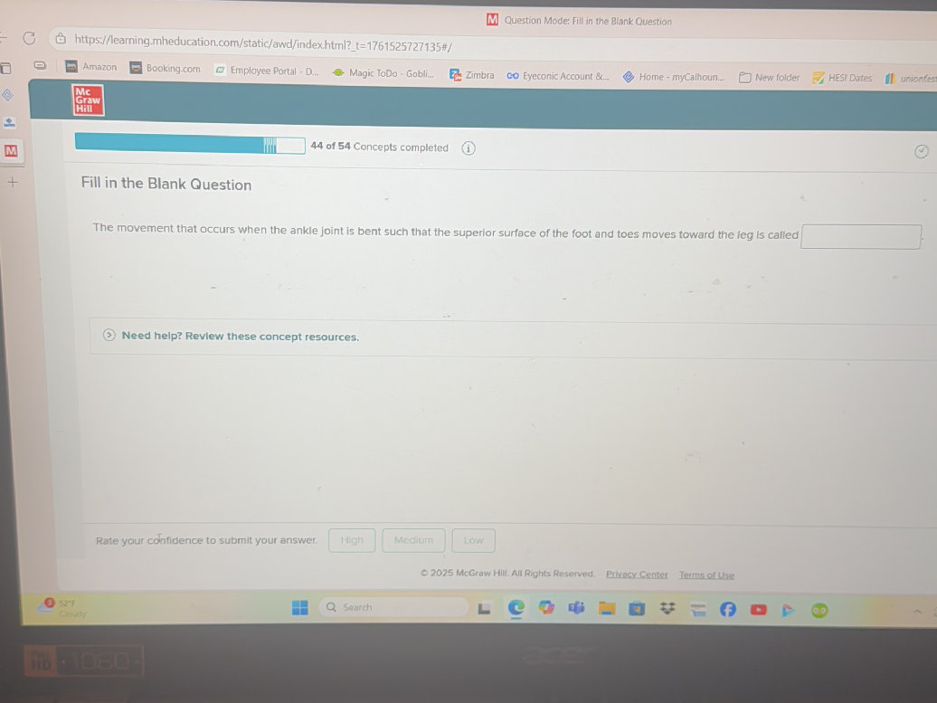 Fill in the Blank Question The movement | StudyX
