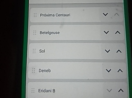 Próxima Centauri Betelgeuse Sol Deneb | StudyX