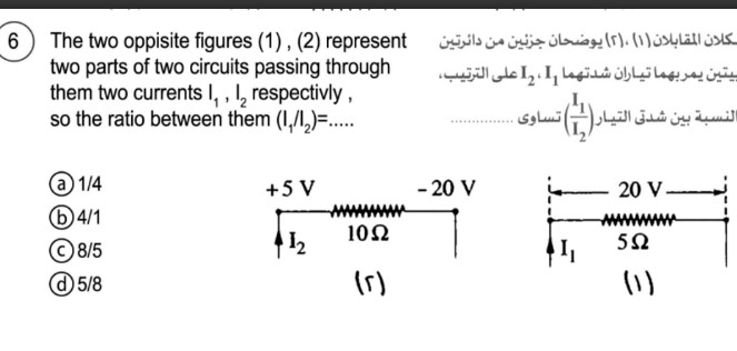 The two oppisite figures (1), (2) represent | StudyX