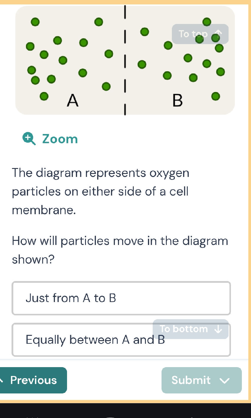 The diagram represents oxygen particles on | StudyX