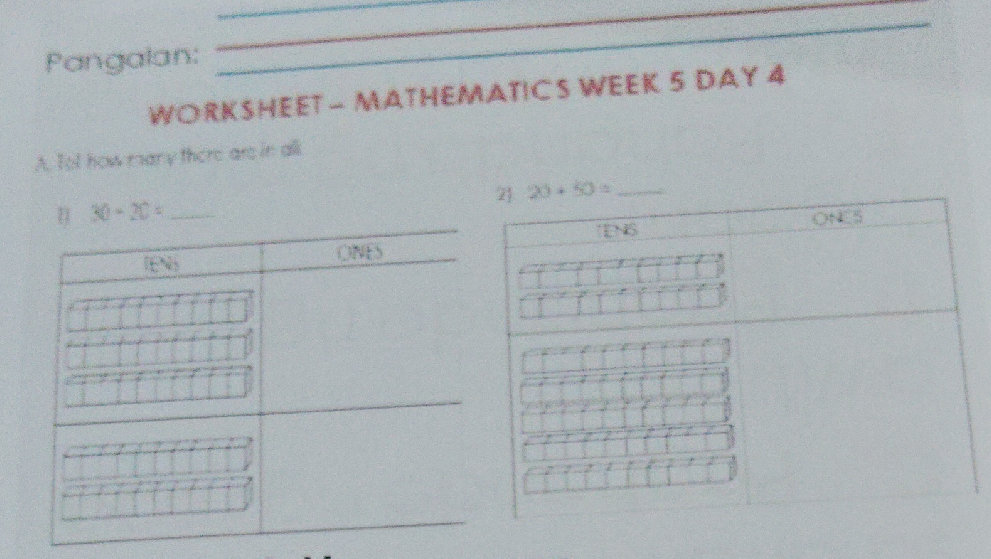 A. Tol how many there are in all 1) 30 - 20 | StudyX
