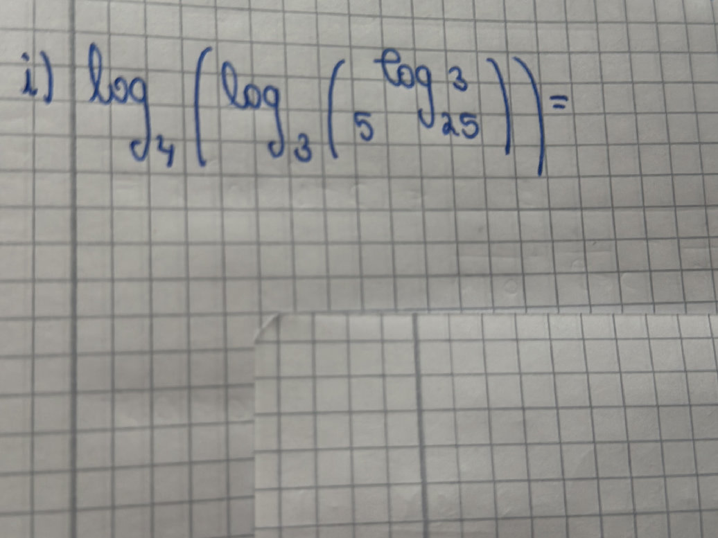 Simplify Nested Logarithm Expression | StudyX