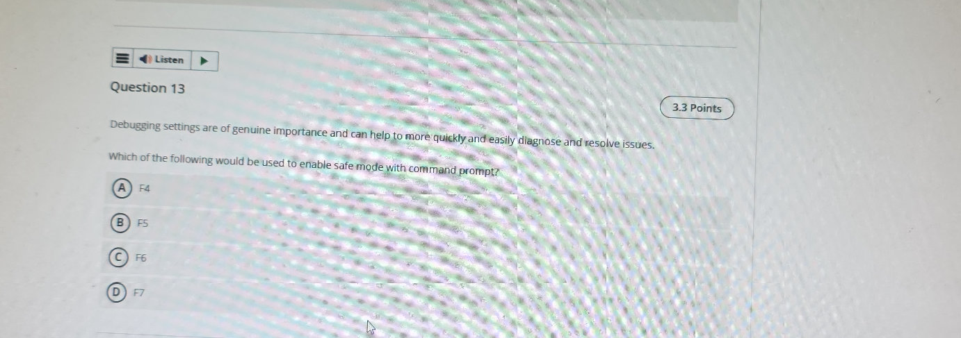 Debugging settings are of genuine importance | StudyX