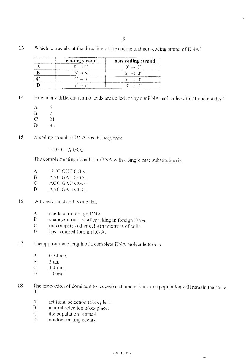 Which is true about the direction of the | StudyX