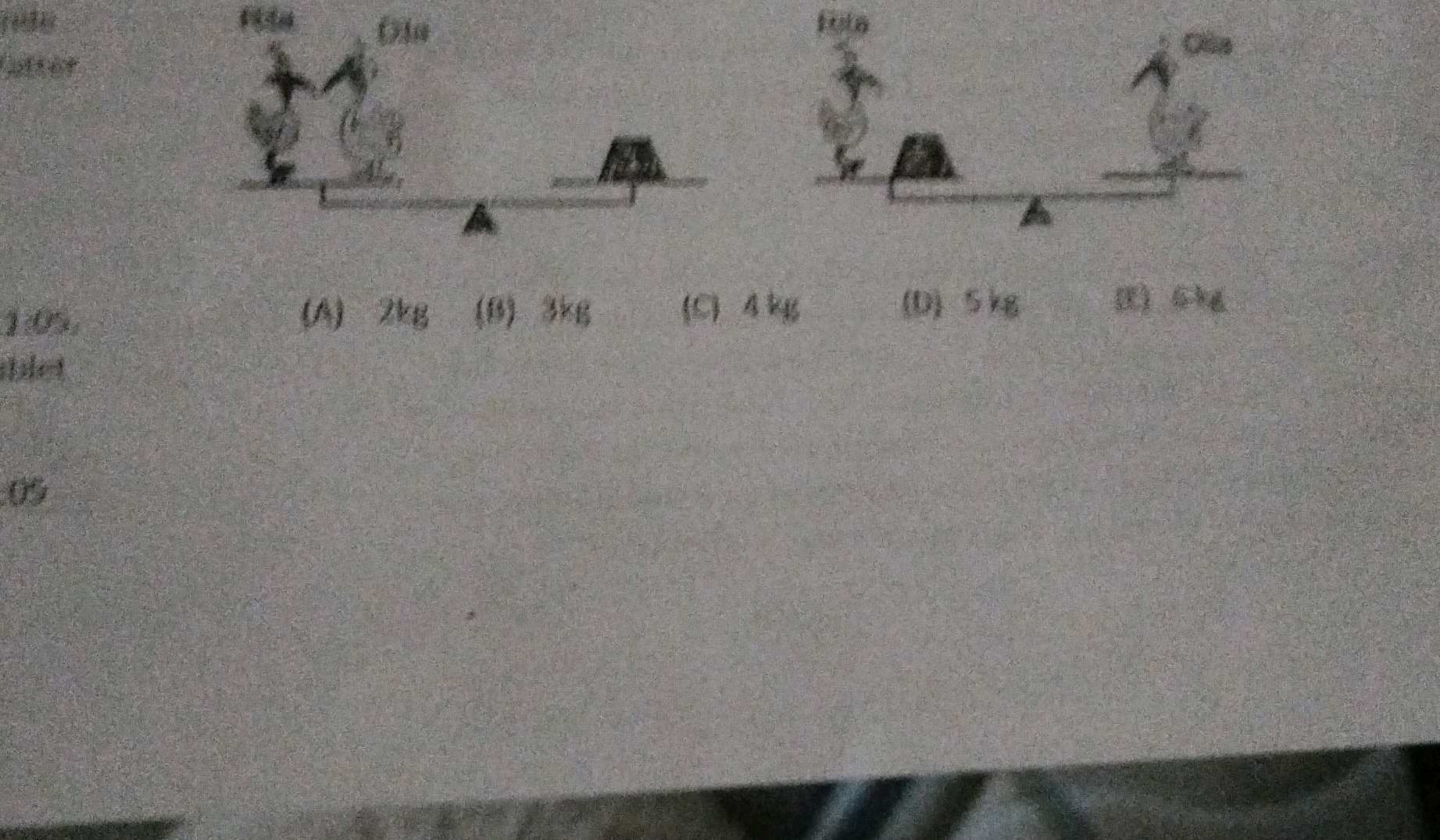 The image shows two balance scenarios | StudyX